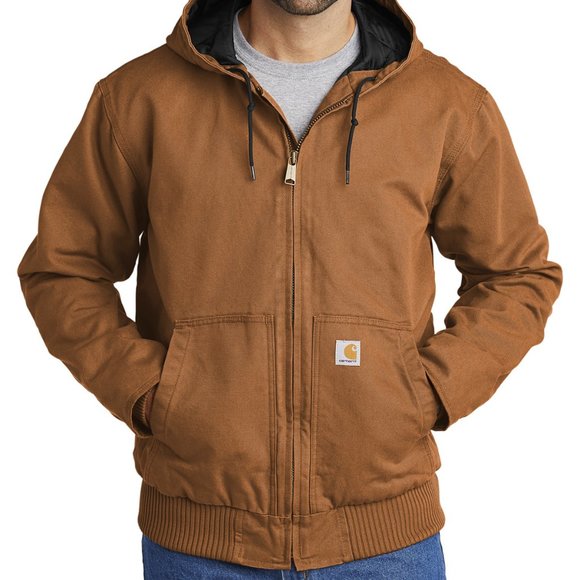 Carhartt | Jackets & Coats | Nwt Carhartt Mens Washed Duck Active Zip ...